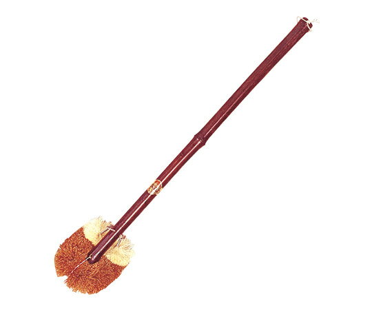 ●竹柄トイレクリーナーです。■仕様●サイズ：全長500mm●重量：約80g●材質：頭部/パーム、柄/竹●商品コード：69140068