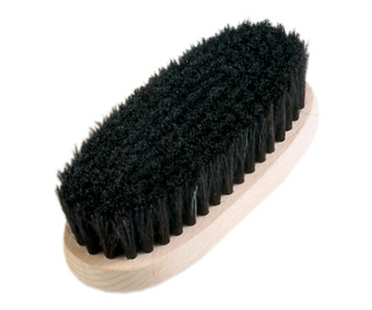 ●馬毛と塩ビのブラシです。■仕様●サイズ：130×60mm、毛足/25mm●重量：約85g●材質：毛/馬毛、塩ビ　台/木●商品コード：69140632