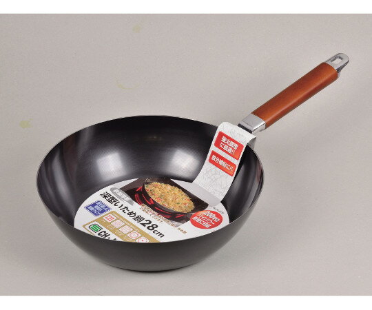 ●オール熱源対応■仕様●表面加工：クリアラッカー塗装●材質：本体/鉄、取っ手/天然木●深さ：約80mm●サイズ：全長485×285×140mm●底径：（約）18.5cm●重量：1140g