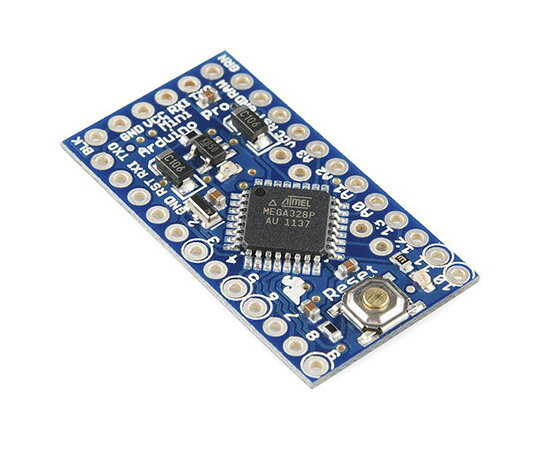 ●Arduino　Pro　Mini328-5V/16MHzは最小機能、小型サイズのArduinoボードで16MHzのブートローダー搭載です。マイコンの動作電圧は5Vです。レギュレーターとクロック発振子を搭載しマイコンの最小限の動作は可能です...