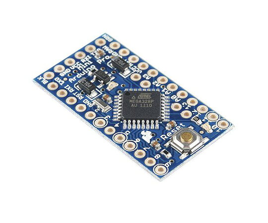 ●Arduino　Pro　Mini328-3.3V/8MHzは最小機能、小型サイズのArduinoボードで8MHzのブートローダー搭載です。マイコンの動作電圧は3.3Vで標準の5Vと異なります。レギュレーターとクロック発振子を搭載しマイコン...