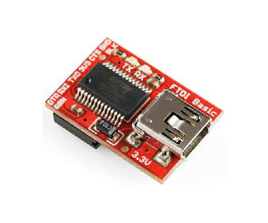 ●内容：電源電圧が3.3VのArduinoPro、mini、LilyPad用のUSB-シリアル変換基板。自動リセットに対応したArduinoに使用可能で、スケッチの書込みごとにリセットスイッチを押す必要がありません。●電源電圧が5Vに対応し...