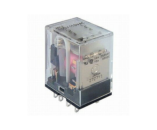 ■仕様●実装：プラグイン●接点極数：2c●コイル定格・電圧：AC200/220●コイル定格・電流：6.2mA（50Hz-AC200）・5.3mA（60H-AC200）●定格/コイル・動作電圧：80％以下●定格/コイル・復帰電圧：30％以上●...