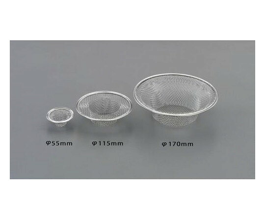 ●エスコオリジナル商品■仕様●材質：ステンレス（SUS304）●ざる径：70mm●目開：1.0mm●メッシュ：19●線径：0.34mm