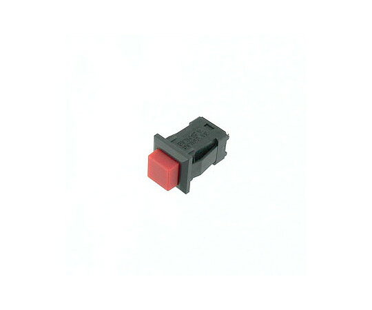 ●角型セルフロックタイプ　プッシュスイッチ。取付穴参考寸法　12.2×11.2mm　パネル　1.5〜3mm　ON-OFFロック式パネルへの取り付けはスナップインタイプです。■仕様●極数：単極単投●動作機能：OFF-ON●本体部カラー：シルバ...