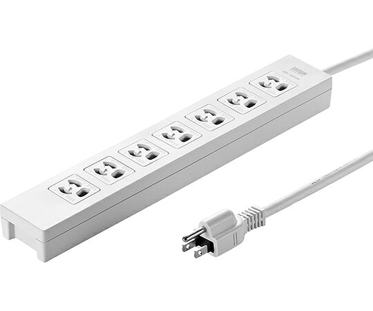 ●3P抜け止め7個口、マグネット付き。●ネームタグ、専用コンセントキャップ付属●スチールデスクなどに仮固定できるマグネット付きです。●環境に優しい簡易ビニール（PE素材）包装を採用しています。●接続された機器の識別に、油性ペンによる手書きが...