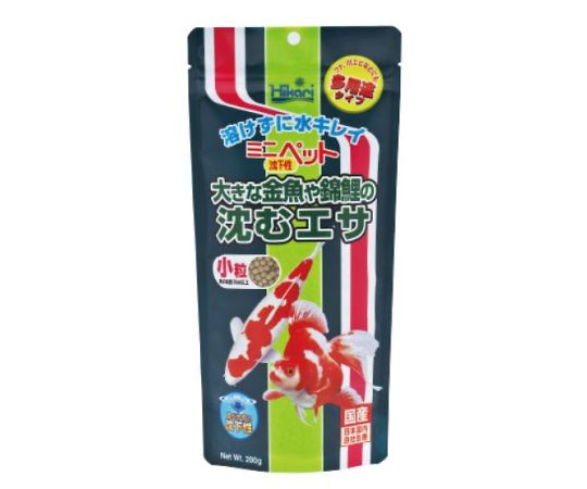 ●大きな金魚や錦鯉の沈むエサ●ミニペットは、金魚・幼鯉の習性や飼育条件などあらゆる角度から研究された飼料です。●1回に与える量は、2、3分で食べ終わる量が目安です。水温や魚の体調によって食べる量が変わりますので、食べ終わるまで観察しながら与...