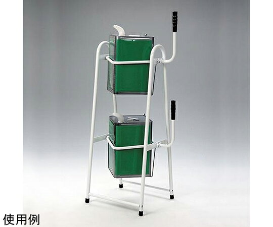 ●給油はハンドルを傾けるだけでOKです。●サイズ：530（W）×400（D）×1200（H）mm●組立方法：固定組立式●適用缶：一斗缶18L用●2段式●ポリ蛇口付