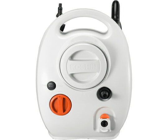 ●バッテリー：リチウムイオンDC36V2.5Ah●コードレス、充電式でどこでも使える洗浄機インダクションモーター採用で静かに使用可能付属品を本体内にすっきり収納可能水道圧の30倍の圧力 水道直結・自吸ともに使用可能 工進スマートシリーズ共通...