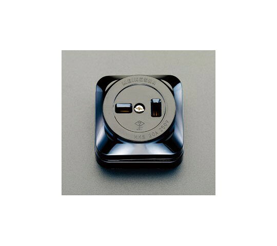 ●2P●定格容量：20A　250V●サイズ：60×60×33mm●RoHS対応品