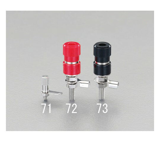 ●パネル取付方式：ナット締め付け●ナット二面幅：5.5mm●取付穴（mm）：3.5●色：ニッケル●定格：アース