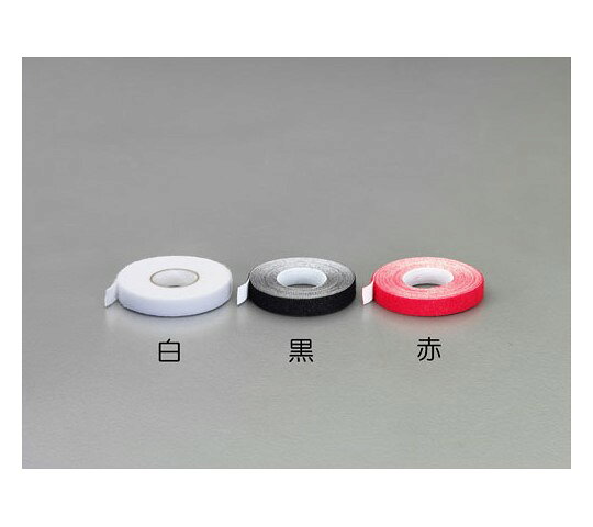 ●フックとループを表裏に配置した両面タイプで、自由な長さにカットして使えます。●全長：3m●幅：10mm●厚み：2mm●材質：フック部／ポリプロピレン、ループ部／ナイロン●色：黒