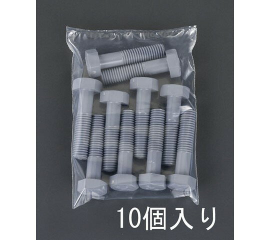 ●サイズ：M16×50●頭対辺：24mm●材質：硬質塩化ビニール（U-PVC）●入数：10個●半ねじ