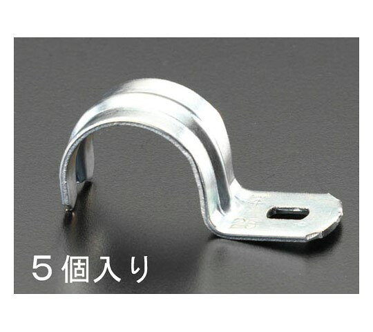 ●入数は5個入りです。●薄鋼用●径称：25●適合径：25〜27mm●材質：スチール（ユニクロメッキ）●SVケーブル、キャブタイヤコード、薄鋼電線管共用●ねじ穴内寸：5×8mm