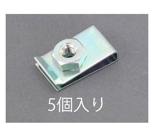 ●ねじサイズ：M6●サイズ（mm）：A：37、B：15、C：17、D：4.5●材質：鋼板●クロメートメッキ仕上げ●裏面に手の入らない箇所にナットを止めておきたいとき、このクリップを挟んでおくと、機器の取付け時に便利です。●RoHS対応品●入...