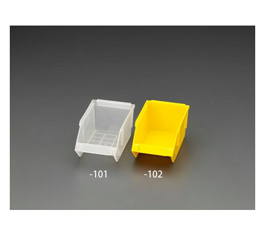 ●材質：ポリプロピレン●カラー：黄色●サイズ：97×155×75mm●内寸：74(W)×87(D)×63(H)mm●重量：100g●コード品番：EA957AD-102