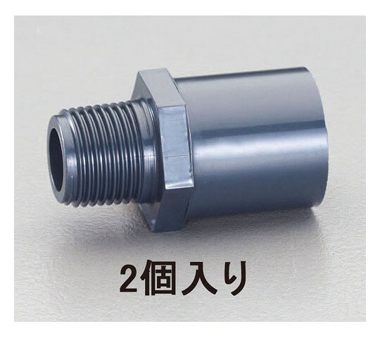 ●材質：耐衝撃硬質塩化ビニール●JISK6743●呼び径：25●ねじサイズ：R1”●入数：2個●コード品番：EA471ED-25A