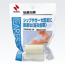 ●シップやガーゼ固定に最適な貼る包帯。●38mm×3m