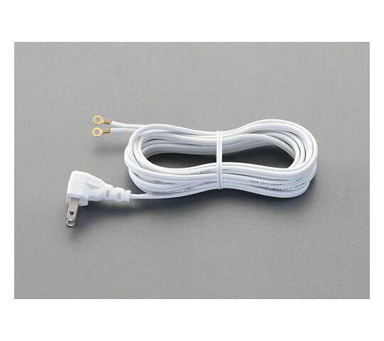 ●定格容量：12A　125V（1.25mm2×2心）●コード長：3m●L型プラグ付●平形コード
