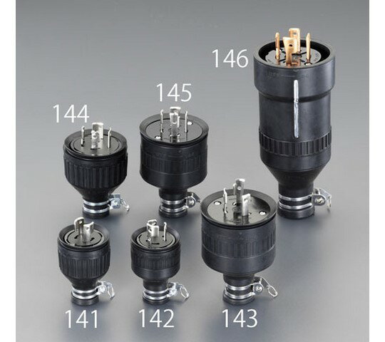 ●定格容量：30A250V●適合電線：VCT、1CT、2CT、2PNCT：3.5mm2、5.5mm2●プラグ：接地2P●サイズ：直径69.5×93.5mm●コード品番：EA940BZ-143