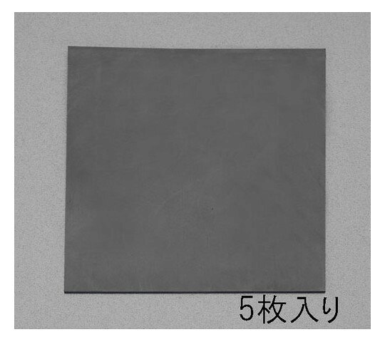●材質：クロロプレンゴム●サイズ：100×100mm●厚み：1mm●耐熱：100℃以下●重量（1枚あたり）：17g●入数は5枚入りです。●耐油性、耐候性、耐熱性に優れています。●コード品番：EA997XC-51