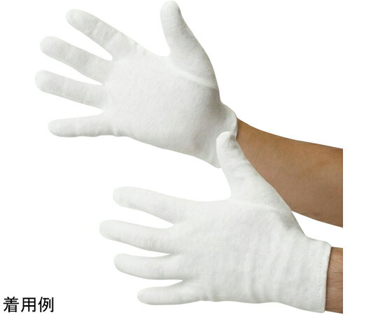 ●品質管理用ぴったり指先フィットのコットン手袋です。●女性サイズです。●サイズ：M●材質：純綿糸●全長：約22.0cm●手の平まわり：約17.5cm●中指：約7.5cm