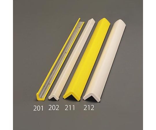●材質：本体：軟質塩ビ、当て板：樹脂●サイズ：65×65×1000mm●厚み：13mm●カラー：レモンイエロー●付属品：エンドキャップ×1個、コンクリートビス、粘着テープ●ガレージのコーナー、建物の柱などにお使いください。●柱や壁面などがコ...