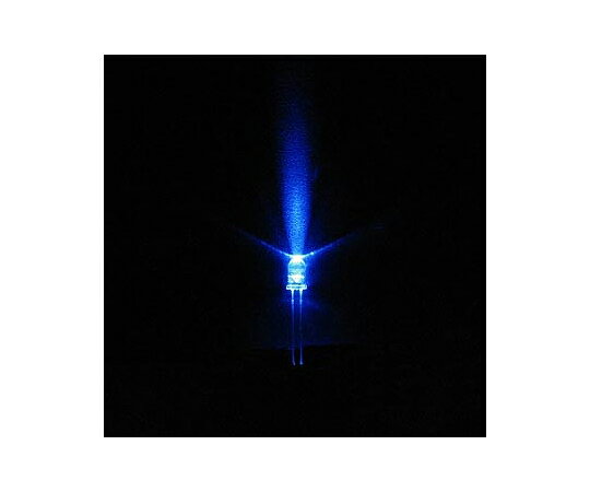 Linkman LED（5mm・青・高輝度・3.6V・20mA・3000mcd） 1本●パッケージ：LED1●発光色：青●ボディー色：クリア●標準電圧（typ）：3.6V●輝度（typ）：3500mcd●指向性：15°●ピーク波長（typ）...