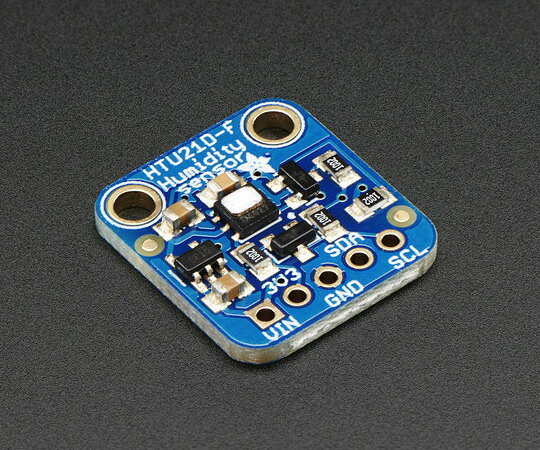 Adafruit Adafruit　HTU21D-F　温度/湿度センサー 1個●寸法18mm　x　16mm　x　2mm●重量1g●インターフェースI2C●電源電圧3.3〜5V●計測可能範囲　-40〜+125℃