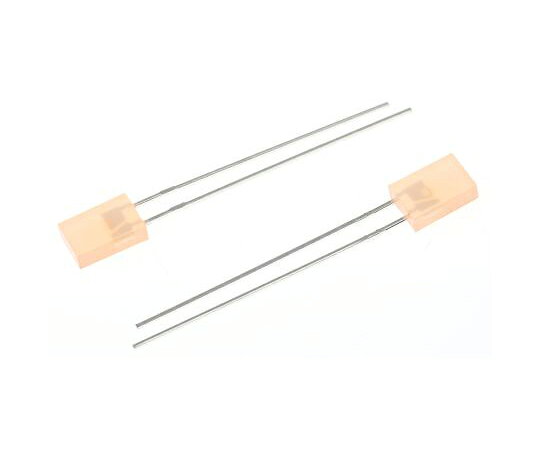 Broadcom オレンジ　602　nm　長方形　（2x5x8mm） 1袋(5個入)●Avago　HLMP-S100/S20x/S30x/S40x/S50x/S600　Series　LEDs●The　HLMP-S100,　HLMP-S201...