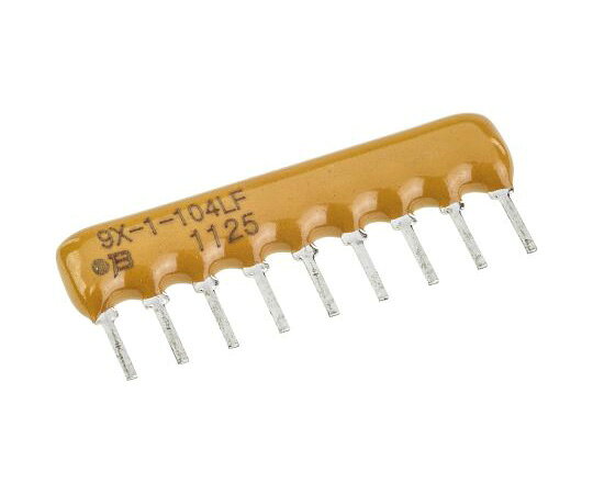 Bourns　Inc. ネットワーク抵抗器　100kΩ　素子数　8 1袋(25個入)●8素子バス型抵抗器●Bournsの4600Xシリーズの8素子バス型アレイ抵抗器は、抵抗値の範囲が広く、さまざまな用途に適しています。このネットワーク抵抗器...