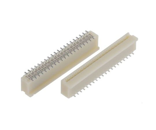 JST FPC　/　FFC　コネクタ　メス　40極　0.5mm 1袋(10個入)●JST　FLTシリーズ0.5mm　FPCコネクタ●JST製のFLTシリーズのFPCコネクタは、0.5mmピッチFPC及びメンブレンスイッチリードと併用するよう...
