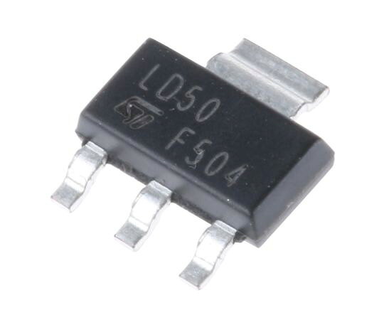 STマイクロエレクトロニクス LDOレギュレータ　1.3A　5　V　固定出力　3+Tab-Pin　SOT-223 1袋(25個入)●リニア電圧レギュレータ、800mA、STMicroelectronics●入数：1袋（25個入）●出力電圧：...