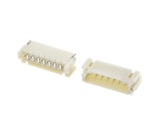 JST 基板ヘッダ　7極　1列　ライトアングル　電線対基板　2mm　PHシリーズ 1袋(5個入)●ボードコネクタPHシリーズ表面実装ヘッダ、低挿入力サイドエントリ●このJST　PHコネクタは、基板に内部ワイヤを高密度接続する要件に適合するよ...