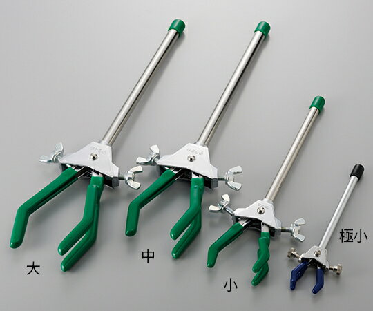 ●ガラス器具の破損やスベリを防止するビニールゾル加工付です。●締付範囲：φ1〜25mm●商品コード：22-0242-04