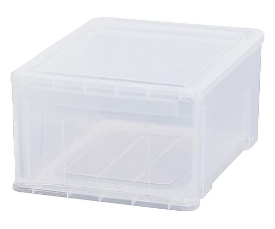●シンプルな小物収納ケースです。積み重ねて使用できます。引出しストッパー機能付きです。DVDが約28枚、CDが約54枚収納できます。●外寸法：30.0×40.0×18.0cm●カラー：オールクリア●質量：1,100g●容量：12L●材質：ポ...