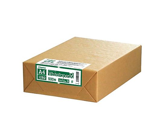 ●白色度抑えめで環境に配慮した古紙パルプ配合率の厚口用紙。●サイズ：A4●坪量：128g／平方m●連量：110kg（四六判換算）●紙厚：160μm●白色度（ISO）：約70％●古紙パルプ配合率：70％以上●適合機種：レーザープリンタ、インク...