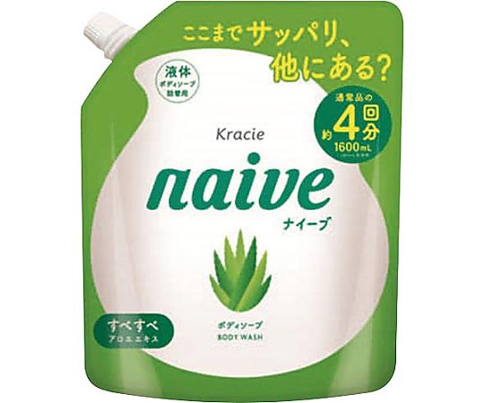 ●アロエエキス（うるおい成分）配合。みずみずしく、さわやかな素肌に。着色料・鉱物油・パラベン・シリコン・アルコール（エタノール）不使用。●仕様：詰替●容量：1.6L●寸法：幅220×奥行110×高さ260mm●香り：シトラスグリーンの香り●...