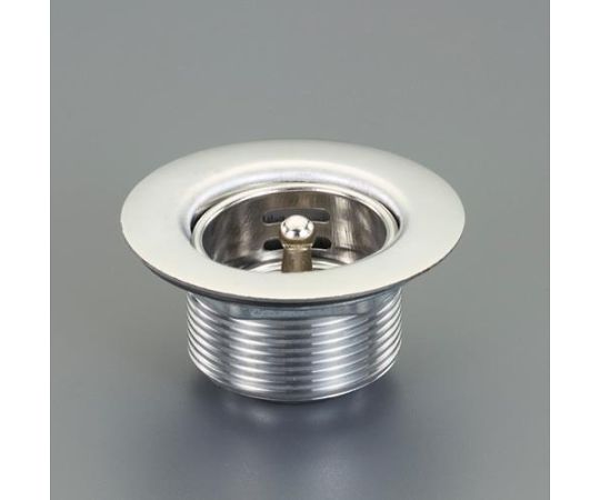 ●材質：本体、カゴ／SUS304 パッキン／合成ゴム 締付ナット／亜鉛ダイカスト●呼：40A●上部外径：φ73mm●ねじ径：G1-1/2×11-1/2T