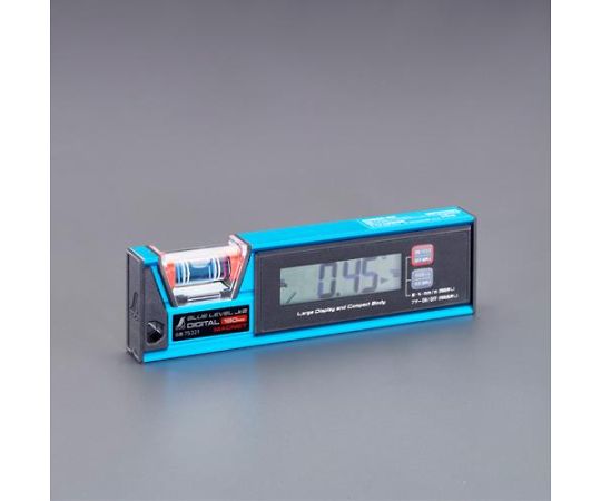 ●コンパクトボディでも測定値が見やすい大型液晶です。●デジタルモジュールでも気泡管でも測定できるコンパクトデジタルレベルです。●厚さが20mmなので奥行きのない配電盤に安定して載せることができます。●大きな2つのボタンで高い操作性を実現しま...