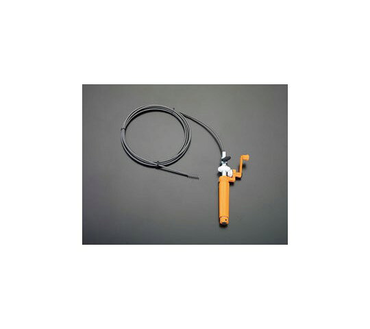 ●材質：ケーブル：スチール、グリップ：樹脂●グリップサイズ：φ32×250mm●シャンク対辺：6.3mm●ケーブルサイズ（mm）：φ6×7500●清掃可能パイプ径：25〜51mm