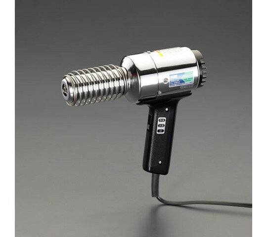 ●電源：AC100V（50/60Hz)●消費電力：1000W●温風温度：450℃●風量：0.18m3/min●風速：1000m/min●スイッチ：3段切替スイッチ（切・送風・熱風）●材質：鋼板、合成樹脂●コード長：3m●サイズ：直径70(W...