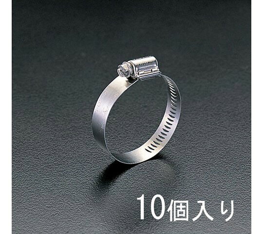 ●耐腐食性の高いステンレスなので船舶等への使用に適しています。●入数は10個入りです。●適合直径：17〜32mm●バンド幅：14.2mm●六角（-）ねじ：5/16"（8mm）●材質：スクリュー：SUS305、バンド：SUS302