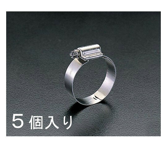 ●適合直径…25/45mm●材質…バンド：SUS304、スクリュー：SUS410●バンド幅…16mm●バンド厚…0.7mm●六角(‐)ねじ…5/16”(8mm)●強力型(ねじ締めトルク：22.6Nm)●入数は5個入りです。●コード品番：EA...
