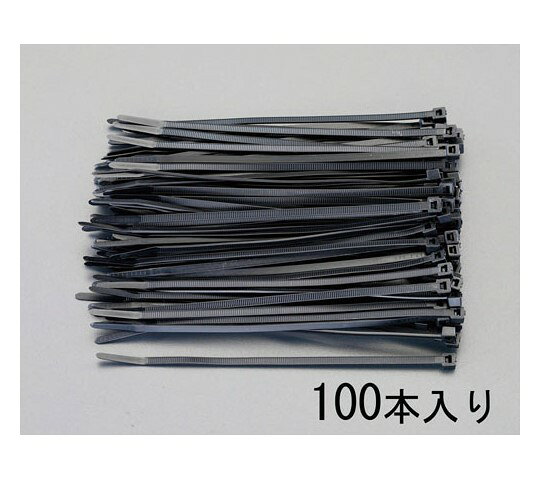 ●屋内外の紫外線の当たる場所でも使用可能。●入数は100本入りです。●型番：AB100-W●全長：100mm●幅：2.5mm●厚み：1.1mm●最大径：22mm●ループ引張強度：8.16kgf●材質：ナイロン66●UL規格認定品●使用温度範...