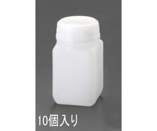 ●材質：ポリエチレン●容量：50ml●サイズ：32×32×90mm●目盛間隔：10ml●フタ内径：17mm●フタは、ねじ式●目盛付き●密閉性を重視していますので中栓を付けています。●正方形なので、隙間なく収納できます。●入数は10個入りです...