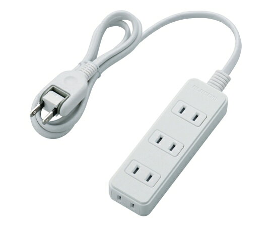 エレコム 電源タップ(雷ガード付き) 1個●オフィスやご家庭など、さまざまなシーンで使いやすい雷ガード付き電源タップです。●雷サージから電子機器を守る、高性能雷サージ吸収素子を内蔵しています。●最大サージ電圧12,500Vの高性能雷サージ吸...