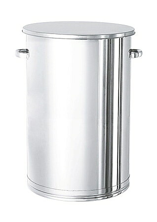 日東金属工業 サニタリーステンレスタンク ヒラ蓋付 200L 1個●洗浄しやすい、液溜まりのない構造です。●容器の洗浄時間が短縮できます。●寸法(mm)：φ565×H900●容量：200L●材質：SUS304