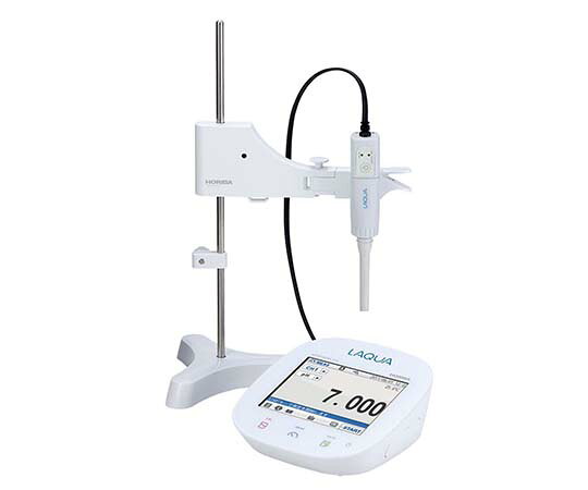 HORIBA 卓上型pH・水質分析計 フラットISFET pH電極セット(カラー液晶タッチパネルモデル) 1式●大画面の静電容量式タッチパネルで、直感的な操作が可能です。●校正・測定のトラブルの際は解決方法を画面上でナビゲートします。●タイ...