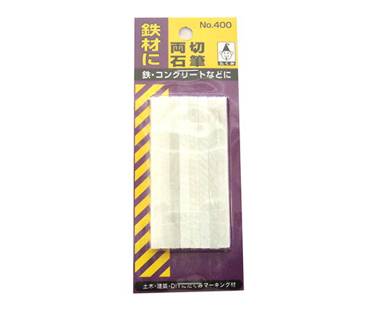 ●鉄材、コンクリート、石材などのマーキングにご使用いただけます。●マーキング用石筆。●水にぬれても消えにくくなっています。●形状：両切●本体サイズ：縦4.5×横4.5×長さ80mm●入数：8本●材質1：石筆：岩石●注意事項1：※食べたり飲ん...